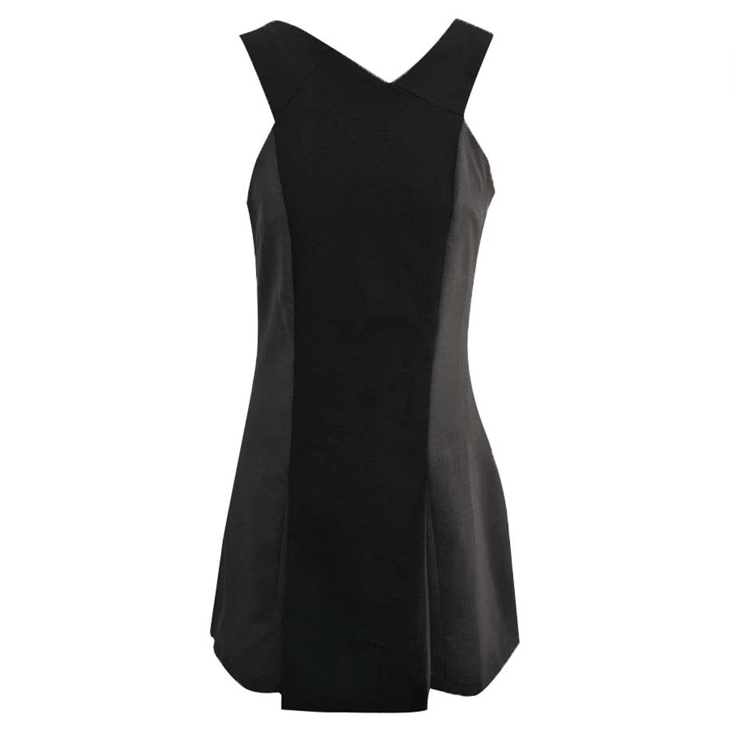 Stiles Asymmetric Neckline Dress In Anchor | SALIENT LABEL | Wolf & Badger