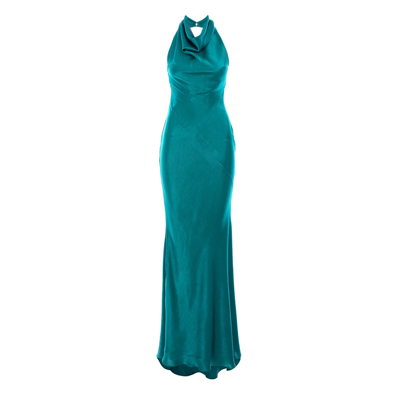 Roserry Women's Capri Satin Maxi Dress In Emerald Green | ModeSens