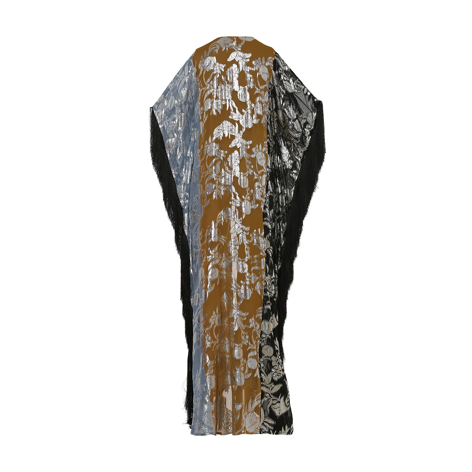 Patchwork Maxi Duster With Fringe | Style Junkiie | Wolf & Badger