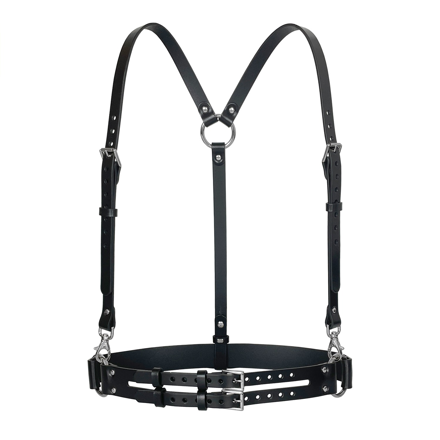 Mun Leather Suspender Harness | Haute Cuir | Wolf & Badger
