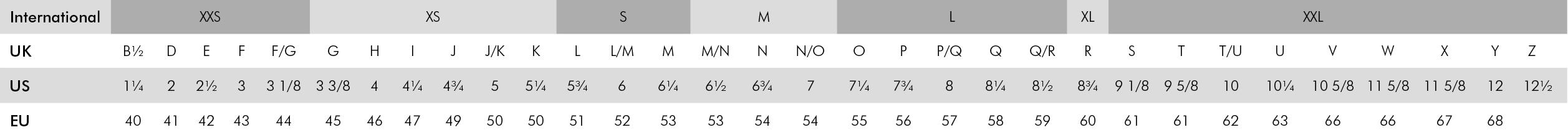 Size Guide | Help | Wolf & Badger