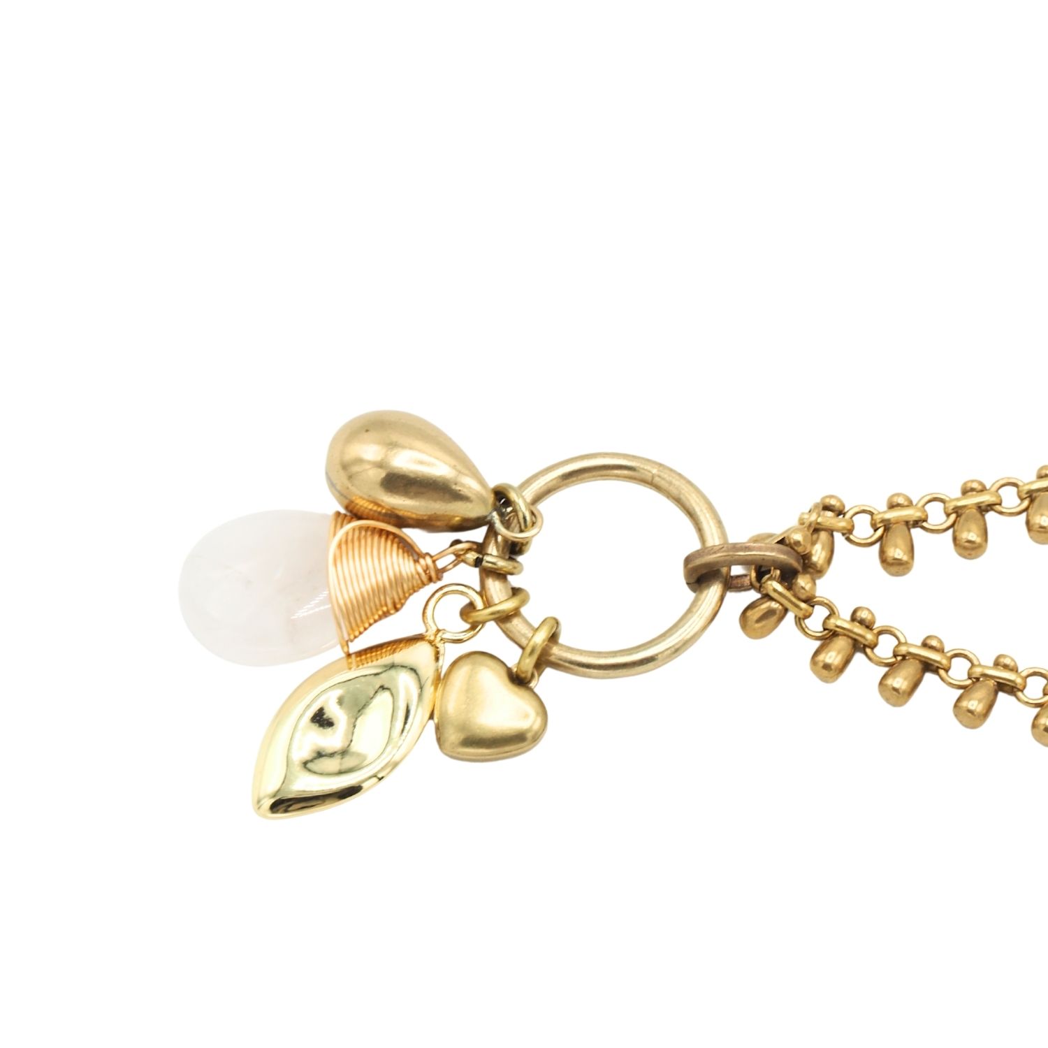 Sita Nevado Women's White / Gold Boina Necklace - White | ModeSens