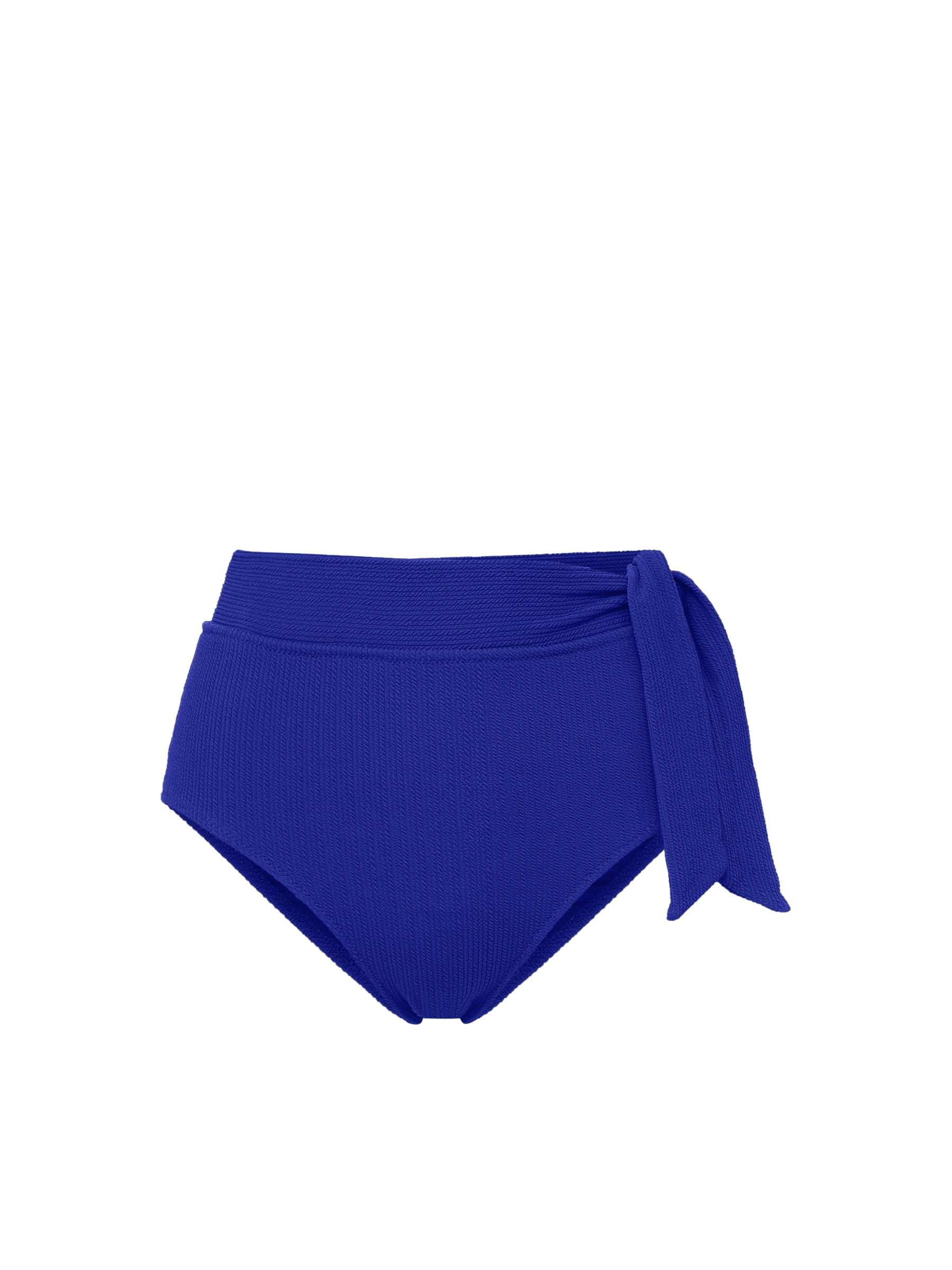 Side Tie High Waist Bottom In Iris Texture | Change of Scenery | Wolf ...