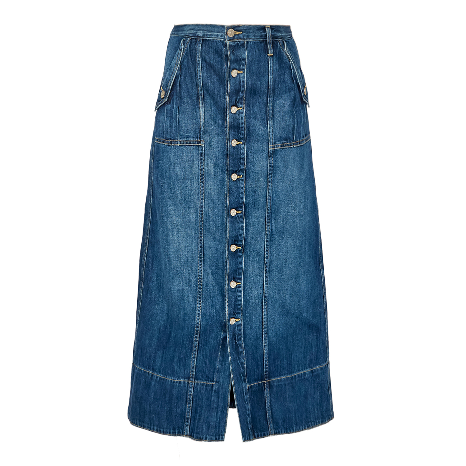 Rachel Utility Maxi Skirt In Irvin | Noend Denim | Wolf & Badger
