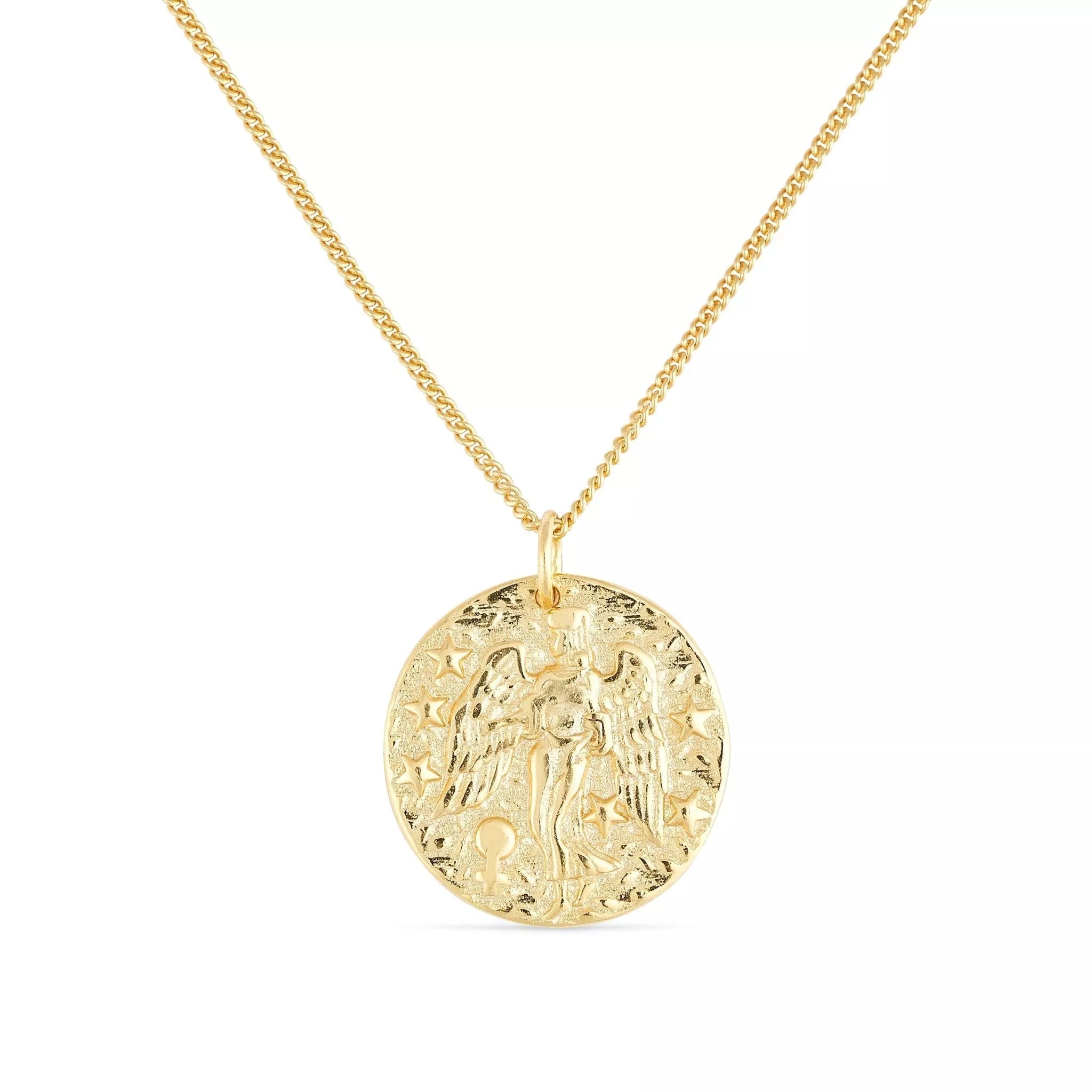 Chunky Gold Goddess Layered Necklace | Elk & Bloom | Wolf & Badger