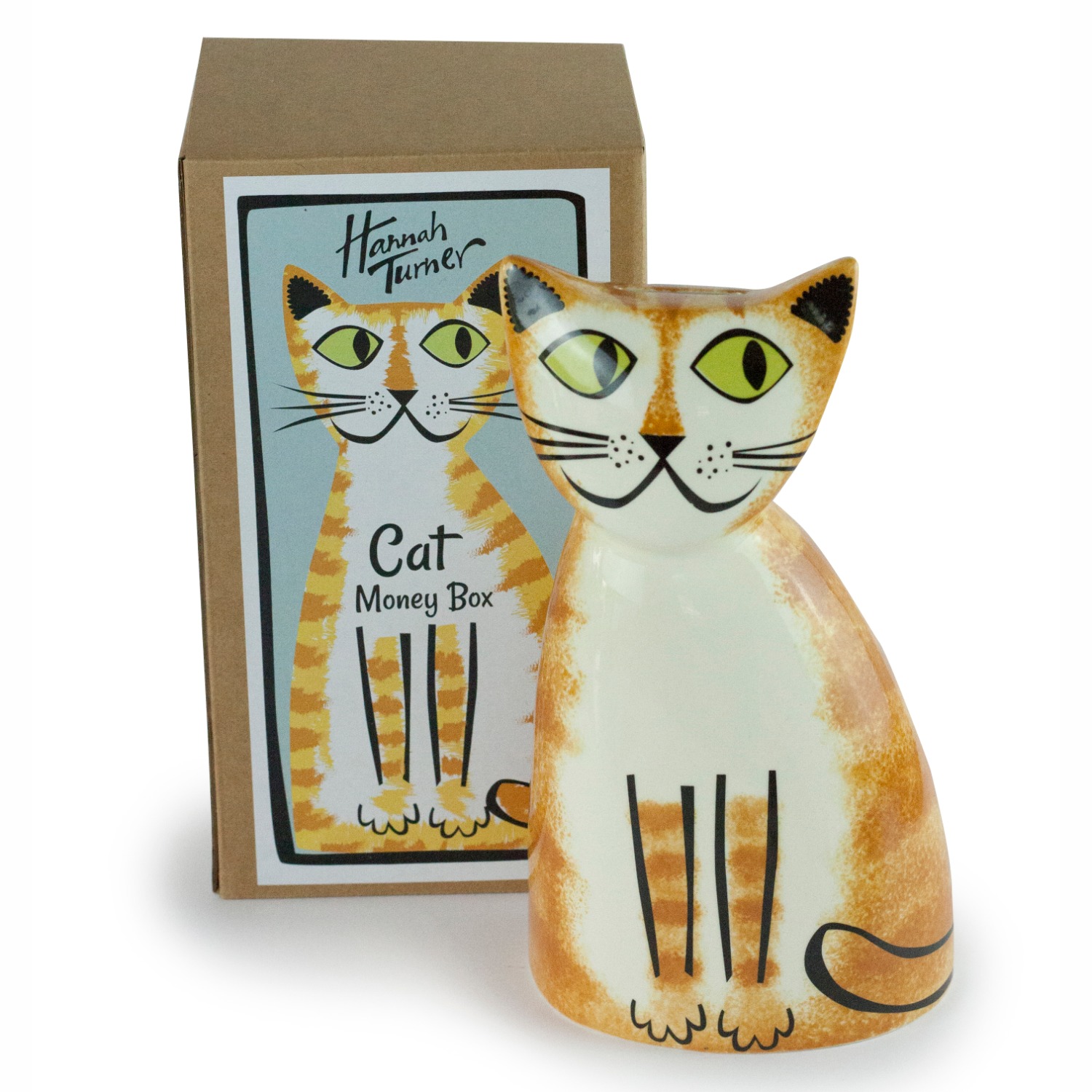 Ginger Cat Money Box | Hannah Turner | Wolf & Badger