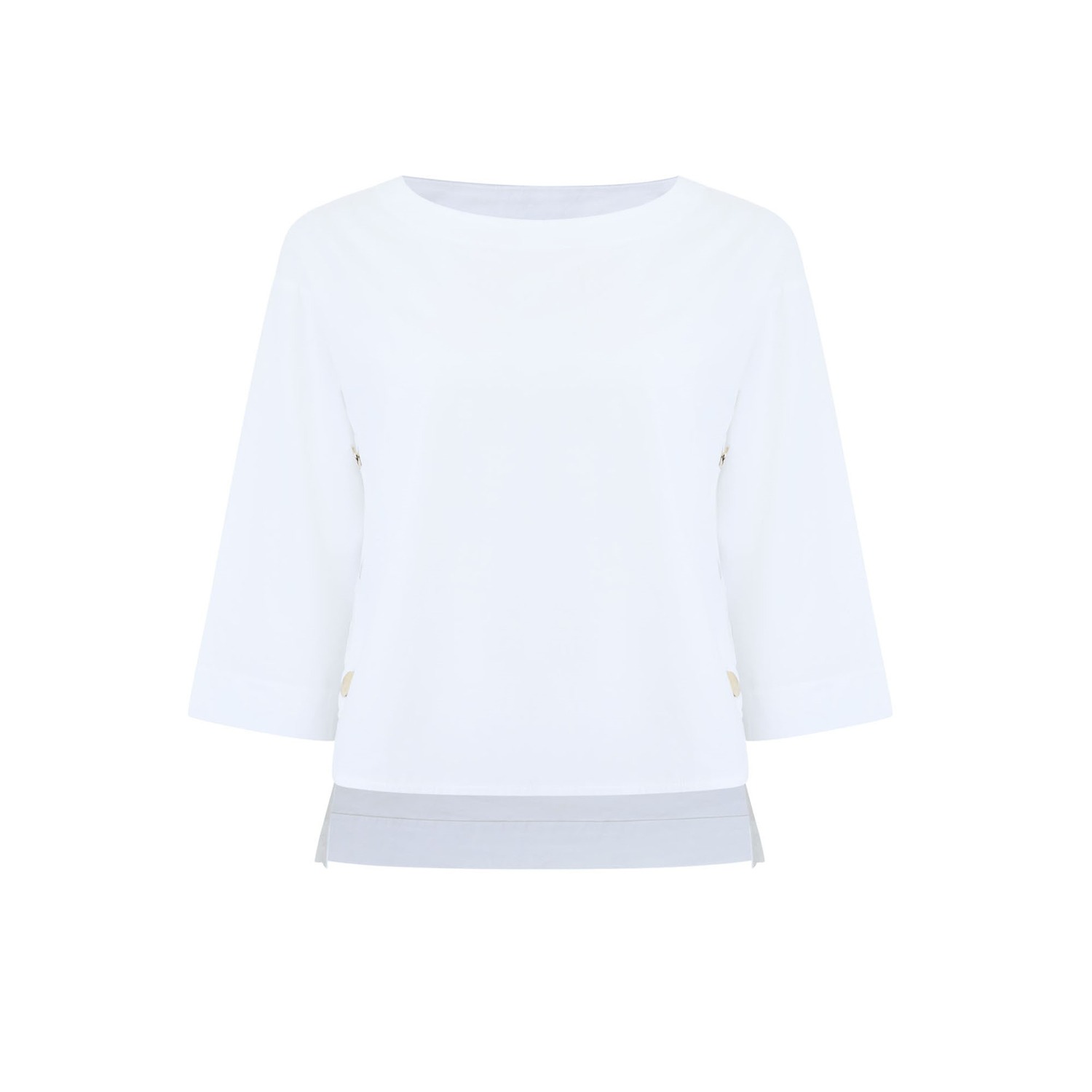 Side Button Top White | James Lakeland | Wolf & Badger