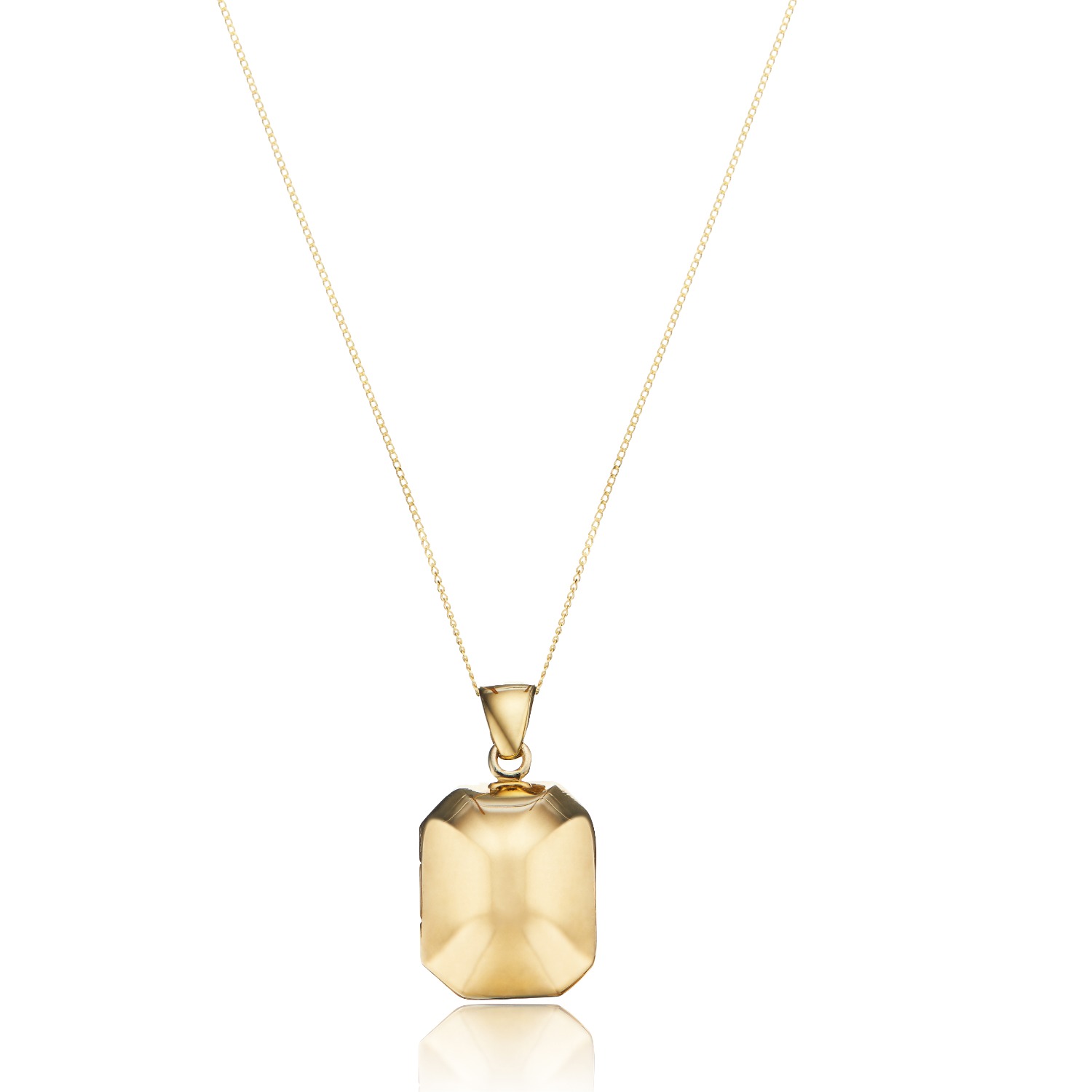 Solid Gold Rounded Ball Shaped Locket Necklace | Lily & Roo | Wolf & Badger