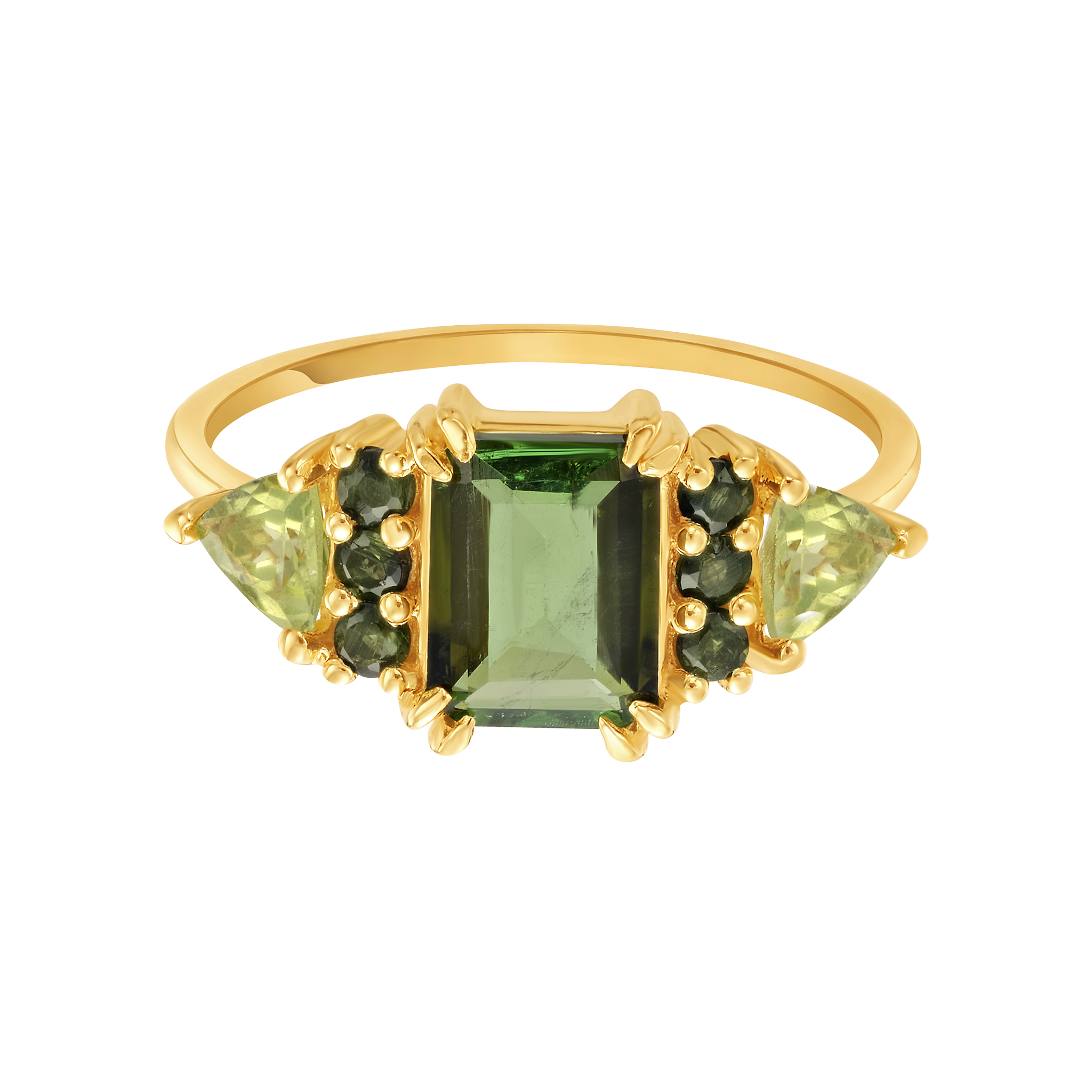 Green With Envy Topaz & Peridot Regal Ring | La Kaiser | Wolf & Badger