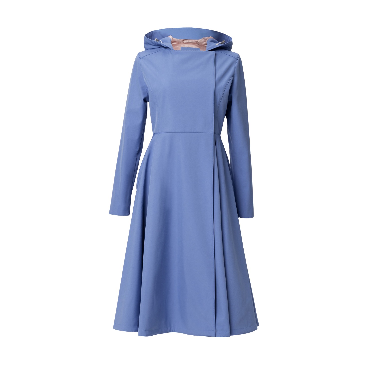 Powder Blue Water Resistant Coat For Women: Blue Breeze | RainSisters ...