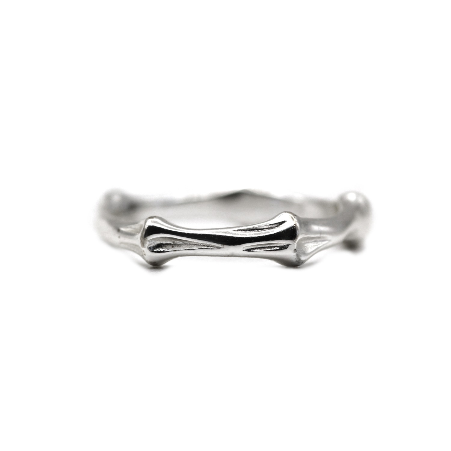 Timeless Unique Bone Texture White Gold Ring | VicStoneNYC Fine Jewelry ...