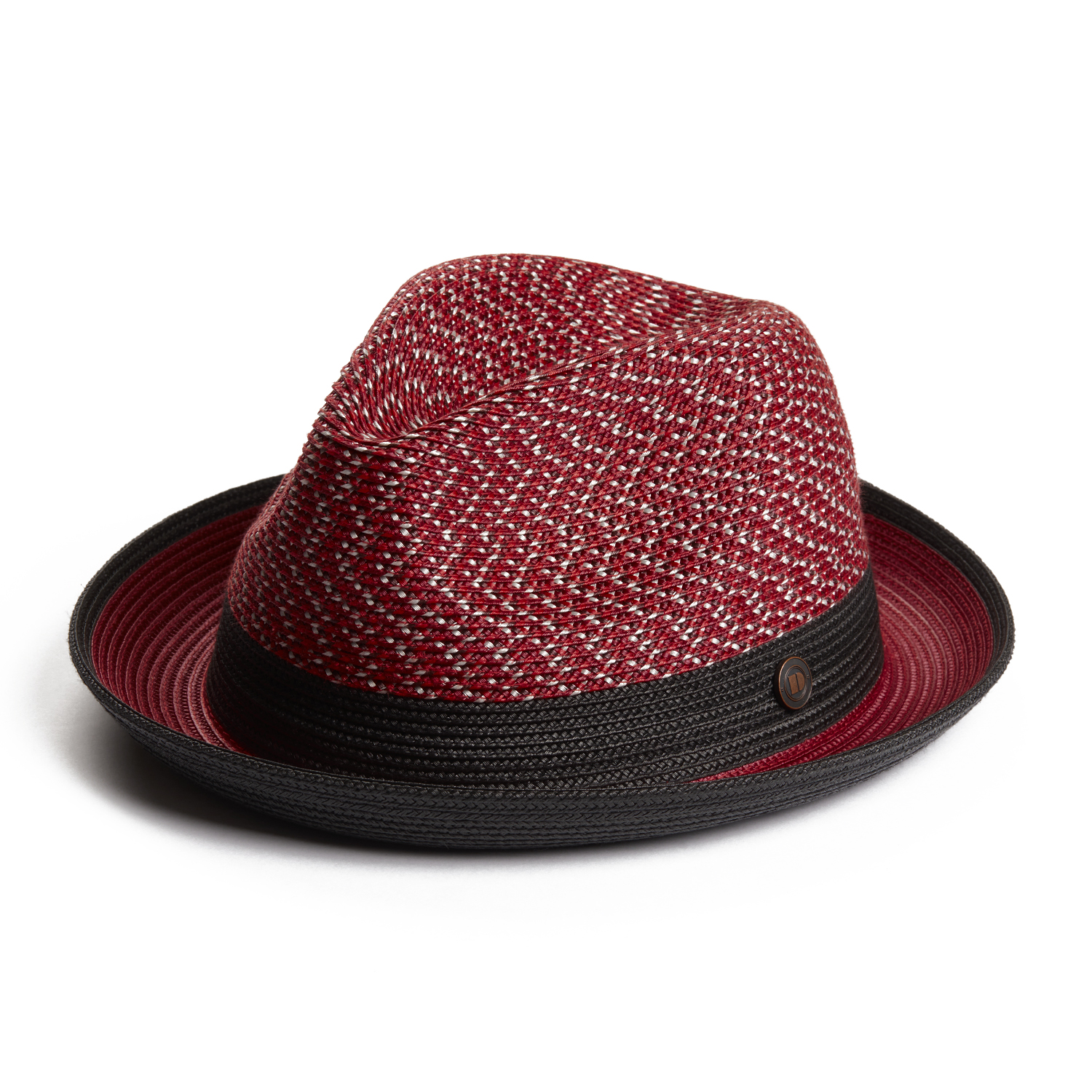 Dasmarca Enzo Ruby Red Multi Colored Summer Trilby Packable Hat For Men ...