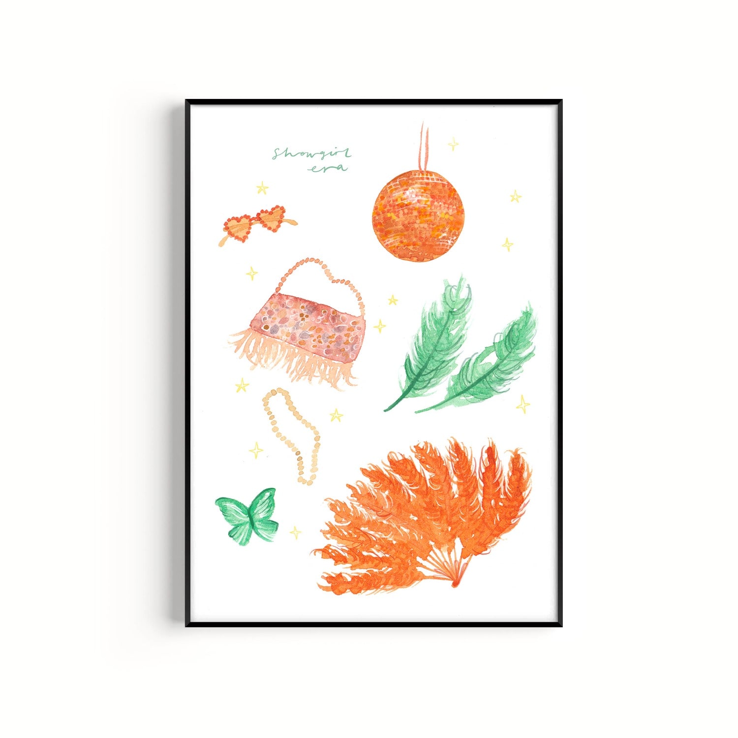 Natalie Cass Art Showgirl Era Art Print - A2 In Multi | ModeSens