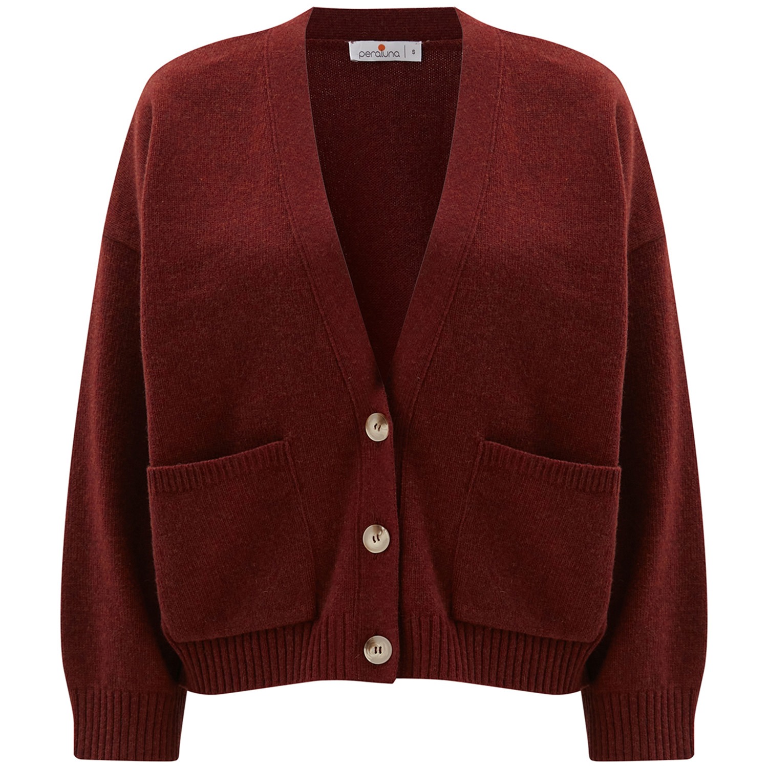 Carol Crop Cardigan - Persian Plum | Peraluna | Wolf & Badger