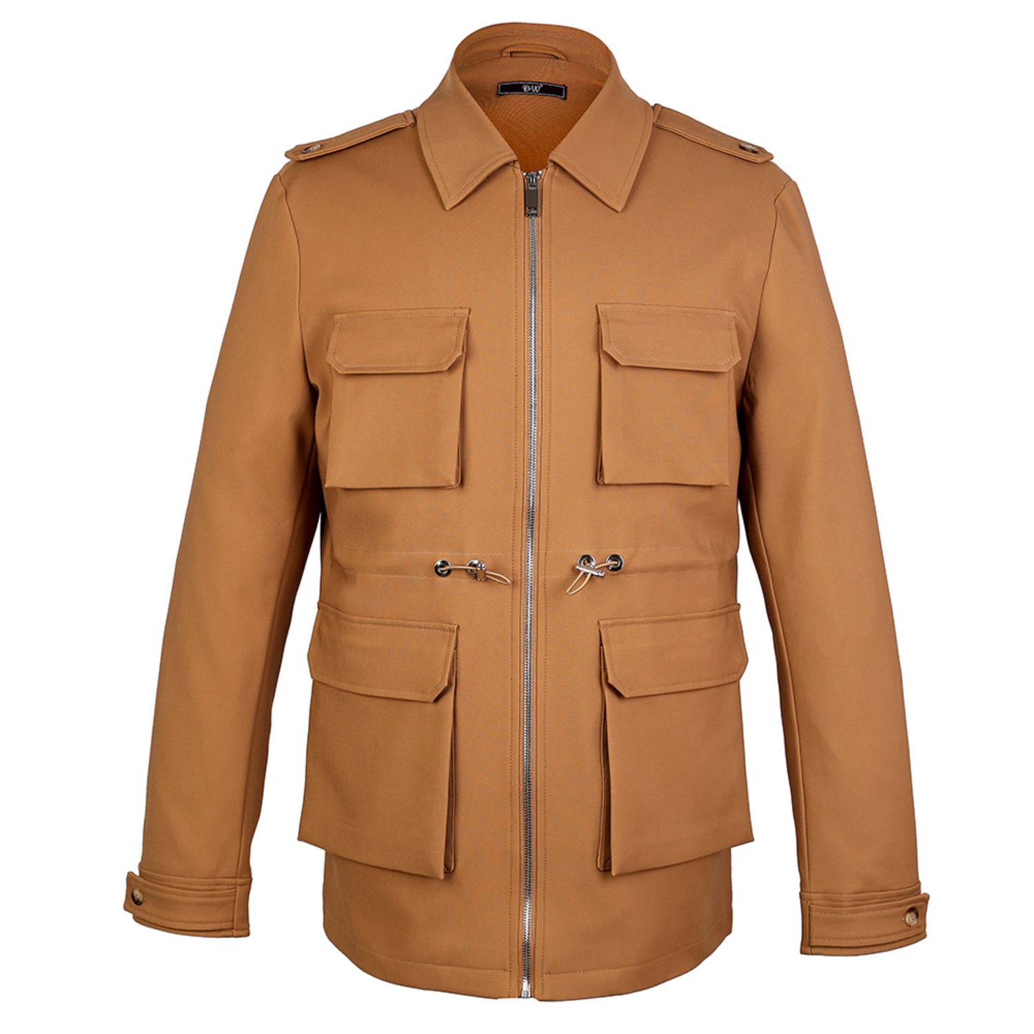 Ashford Military Jacket – Beige | DAVID WEJ | Wolf & Badger