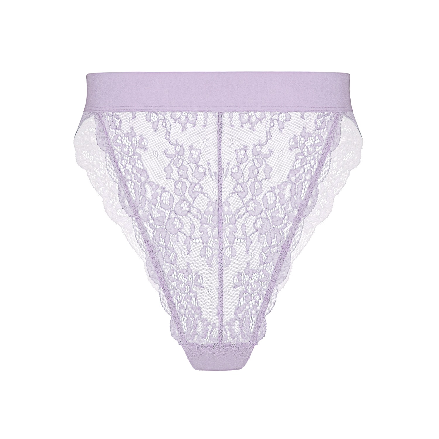 Wild Lace Hi Leg Panty Lilac Hint | Monique Morin Lingerie | Wolf & Badger