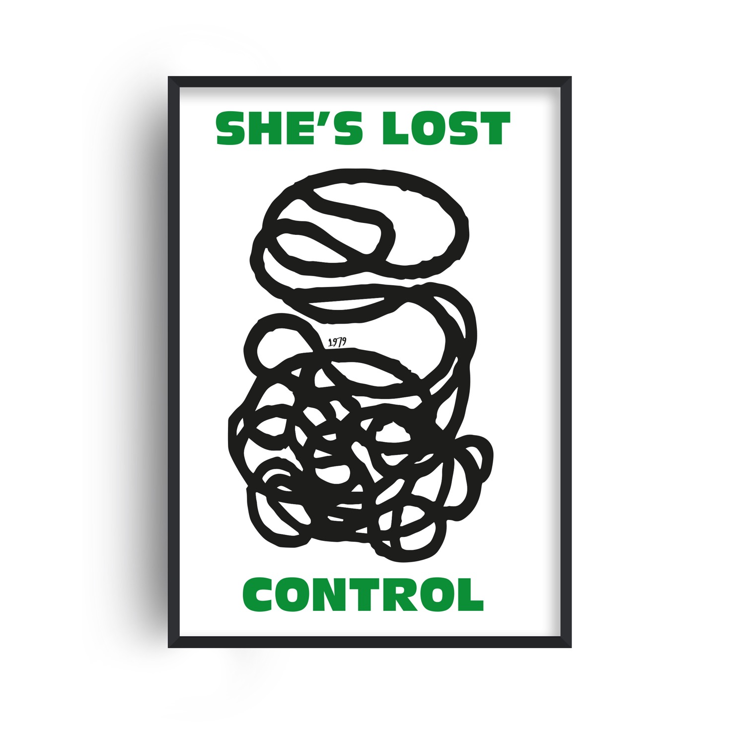 She's Lost Control Joy Division Music Inspired Giclée Art Print A2 | Fanclub | Wolf & Badger