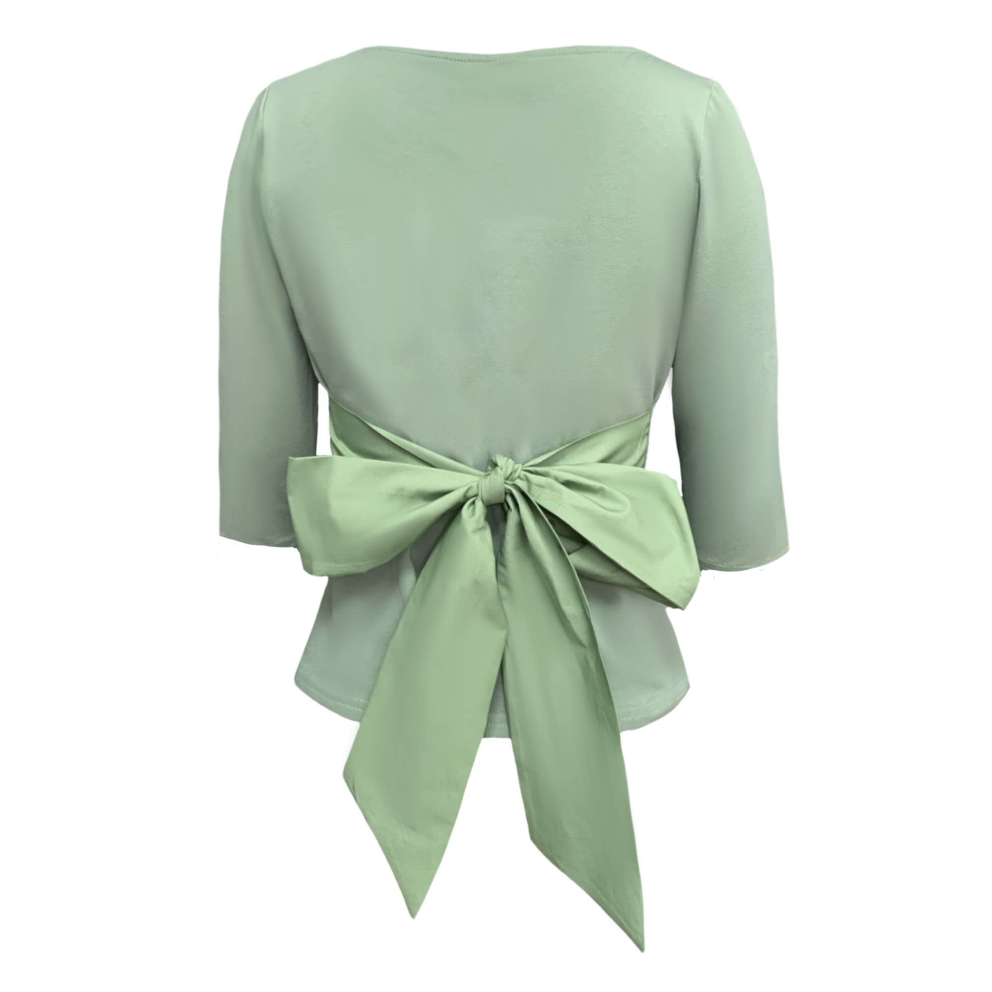 Primrose Top With Bow In Sage | Frock Tales | Wolf & Badger