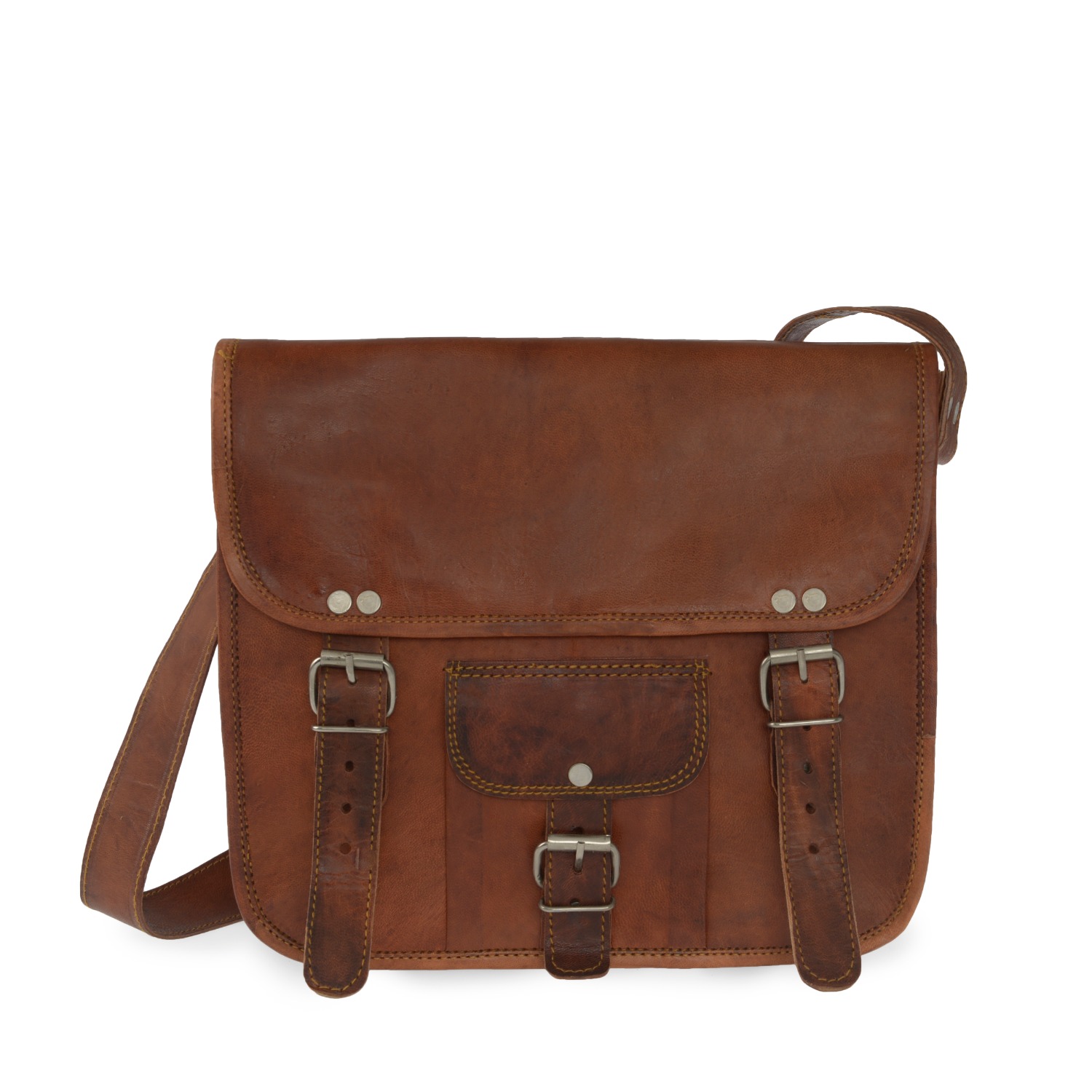 Vida Vintage Leather Day Satchel | VIDA VIDA | Wolf & Badger