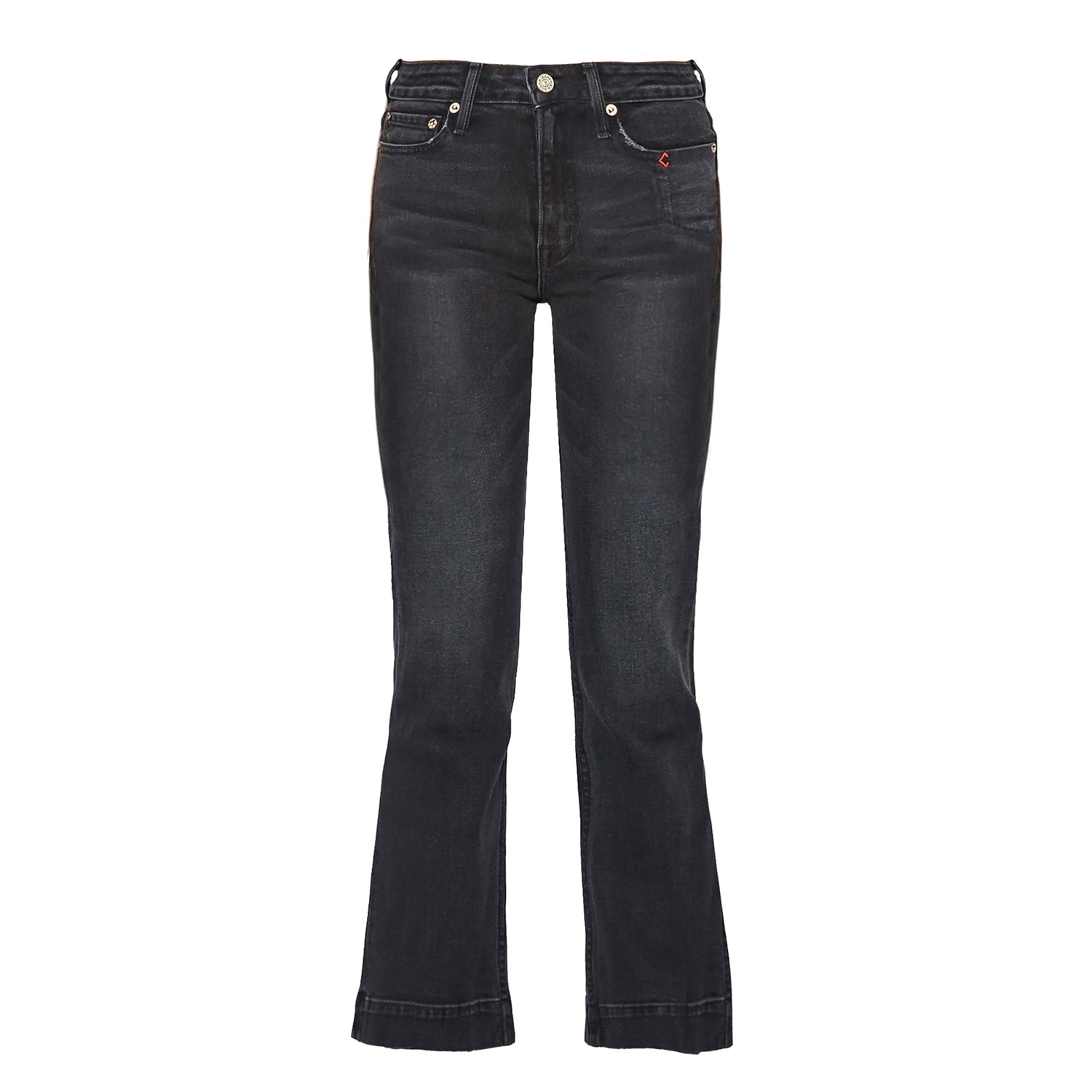 Farrah Utility Pocket Kick Flare Jeans In Dusky | Noend Denim | Wolf ...
