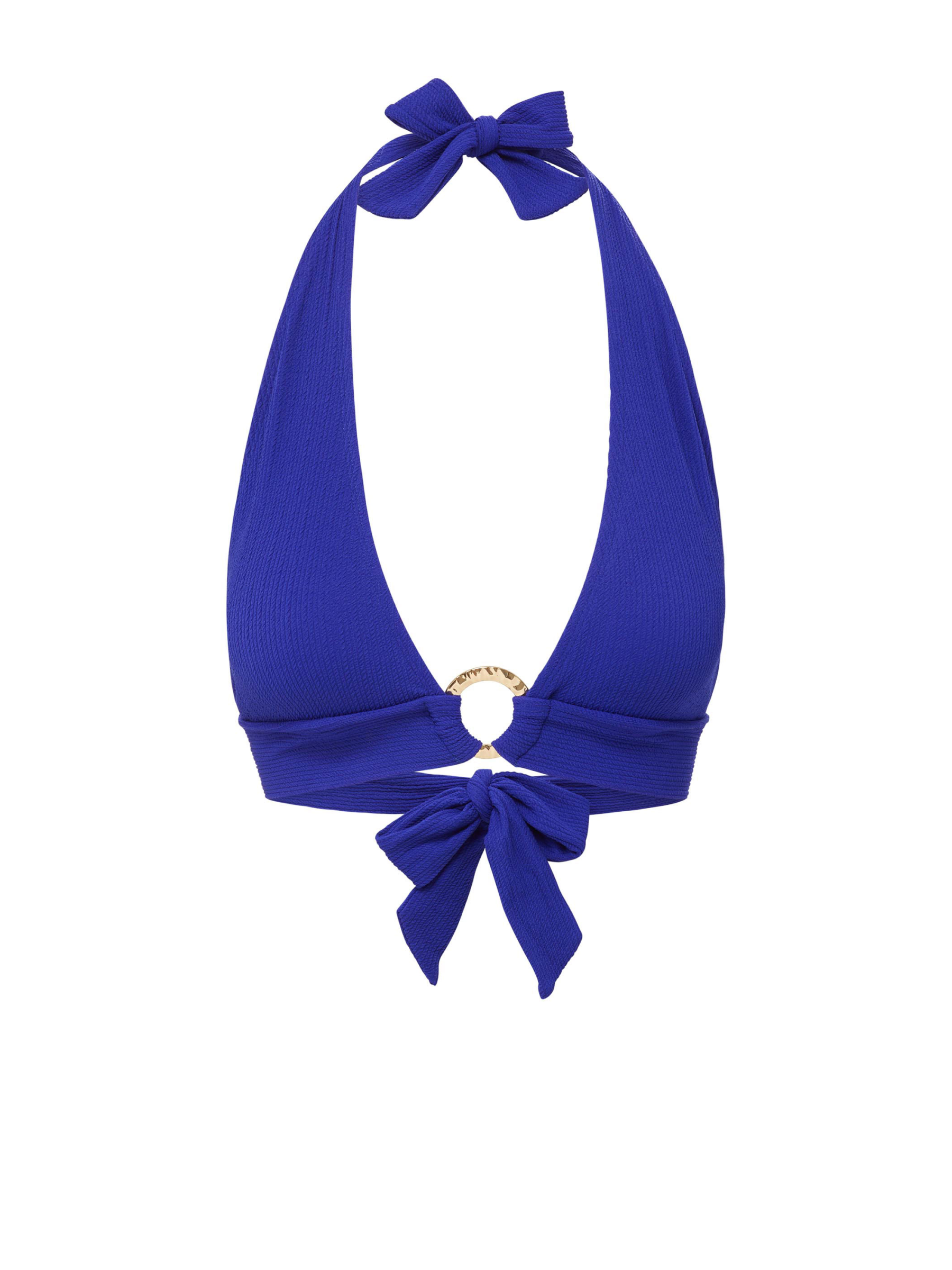 Erin Ring Halter Top In Iris Texture | Change of Scenery | Wolf & Badger