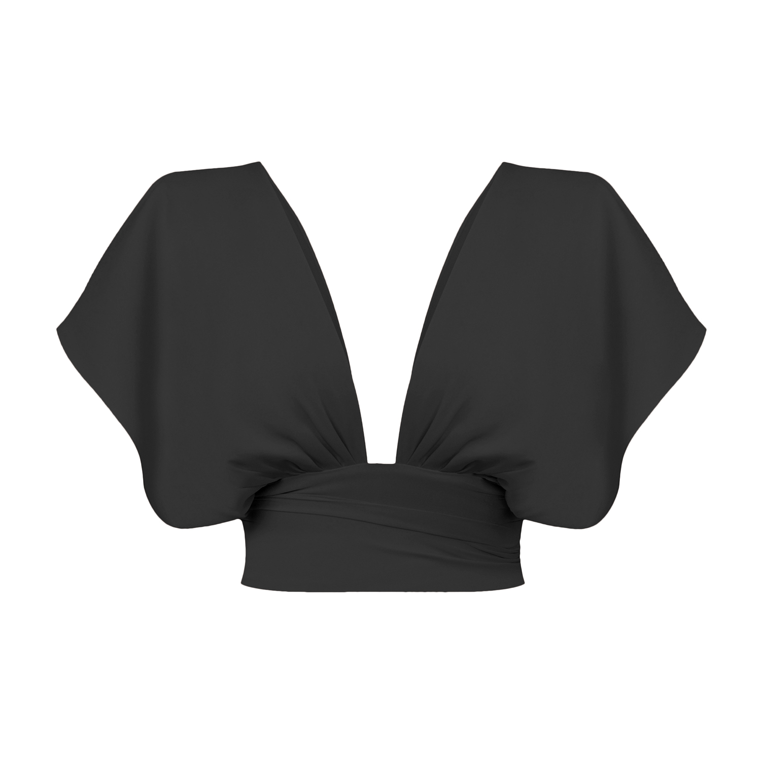 Amber Top In Midnight Black | Lily Phellera | Wolf & Badger