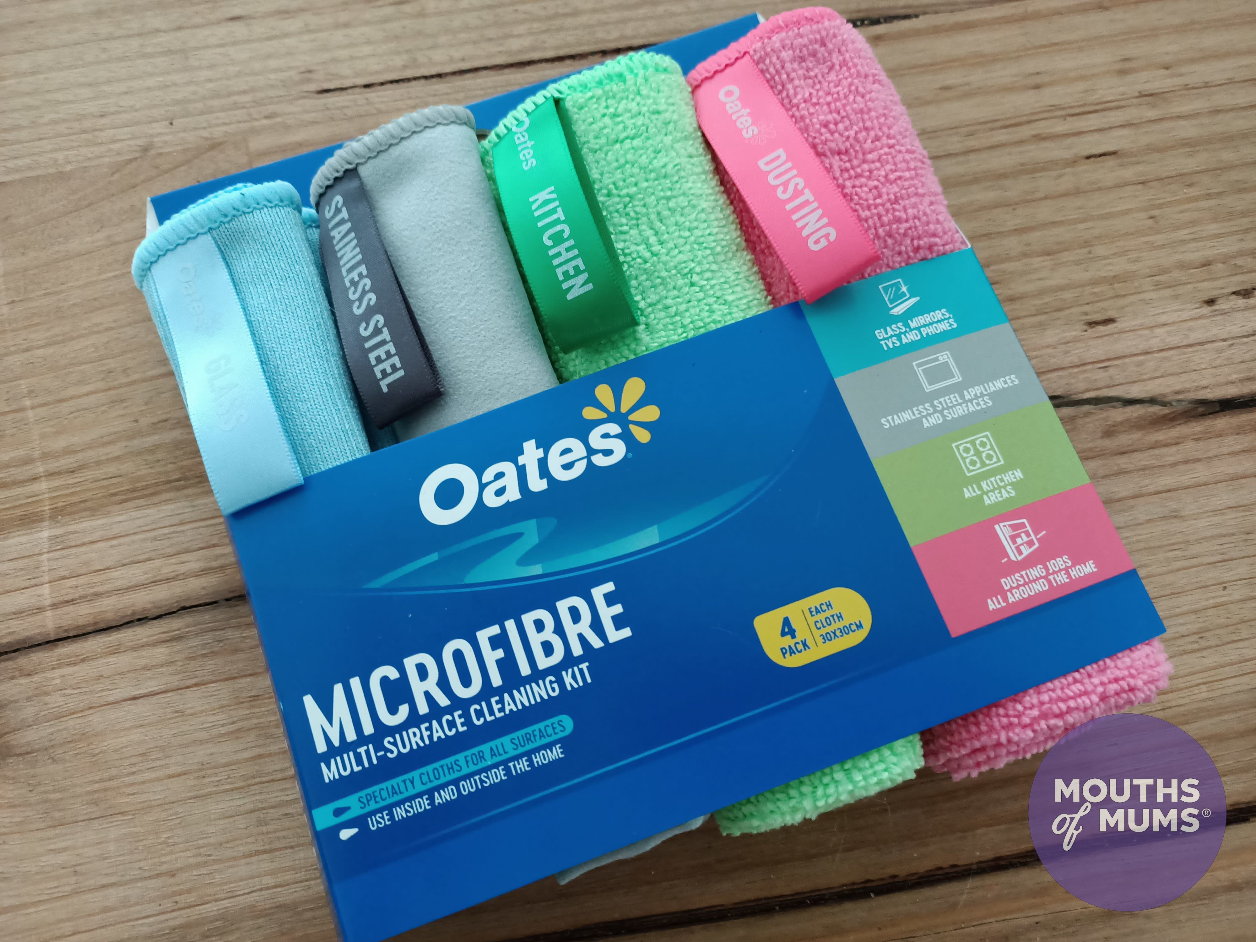 Oates Microfibre Cloth Cleaning Kit 4pk Product Review