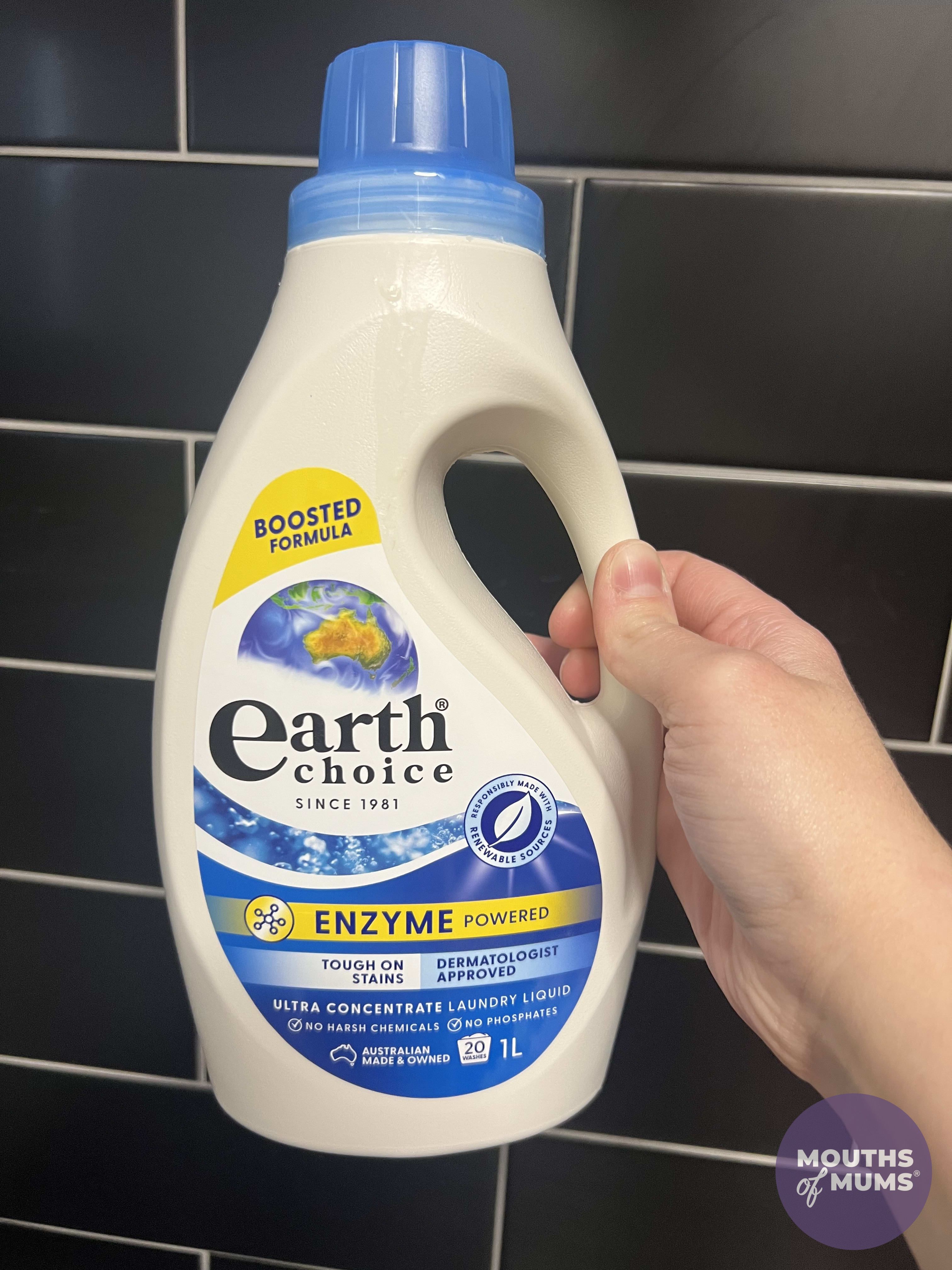 Earth Choice Laundry Liquid Boosted Formula | Mouths Of Mums