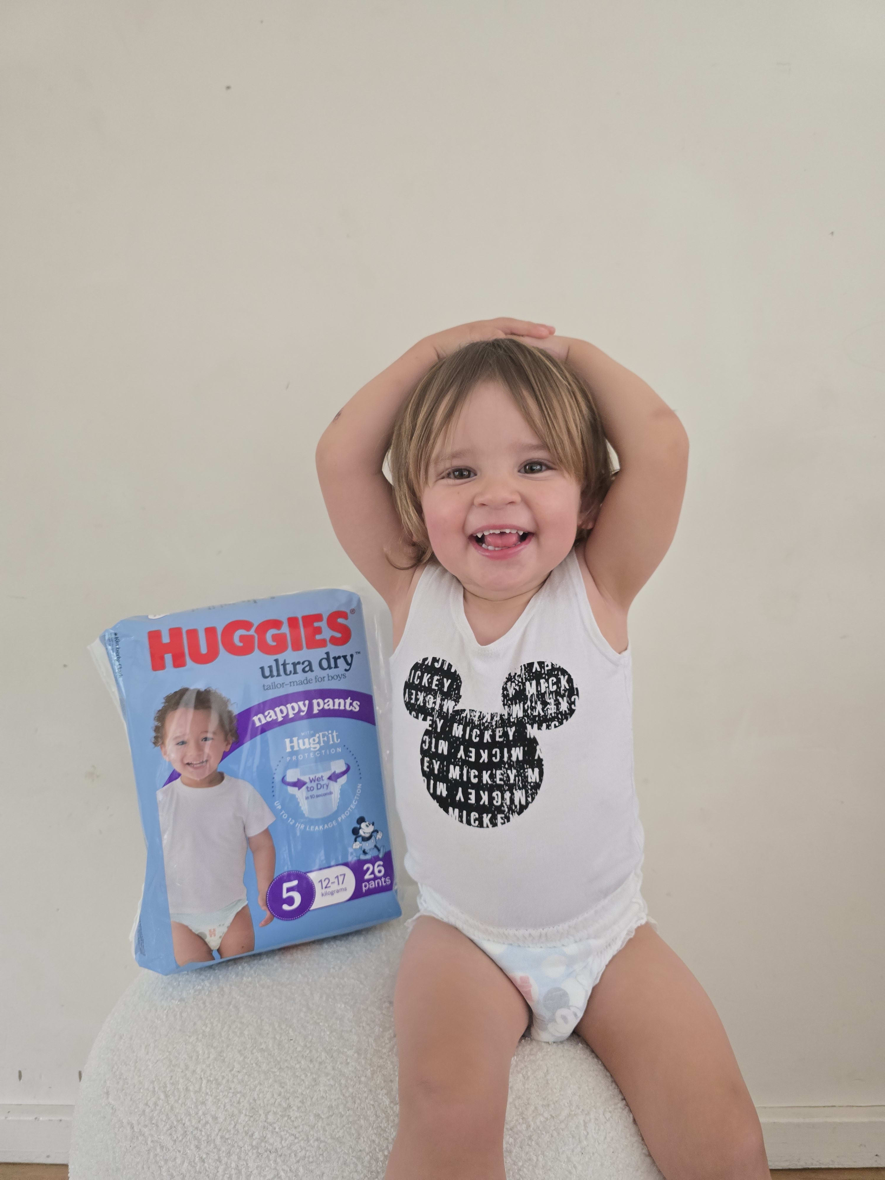 Huggies Ultra Dry Hug Fit Nappy Pants | Mouths Of Mums