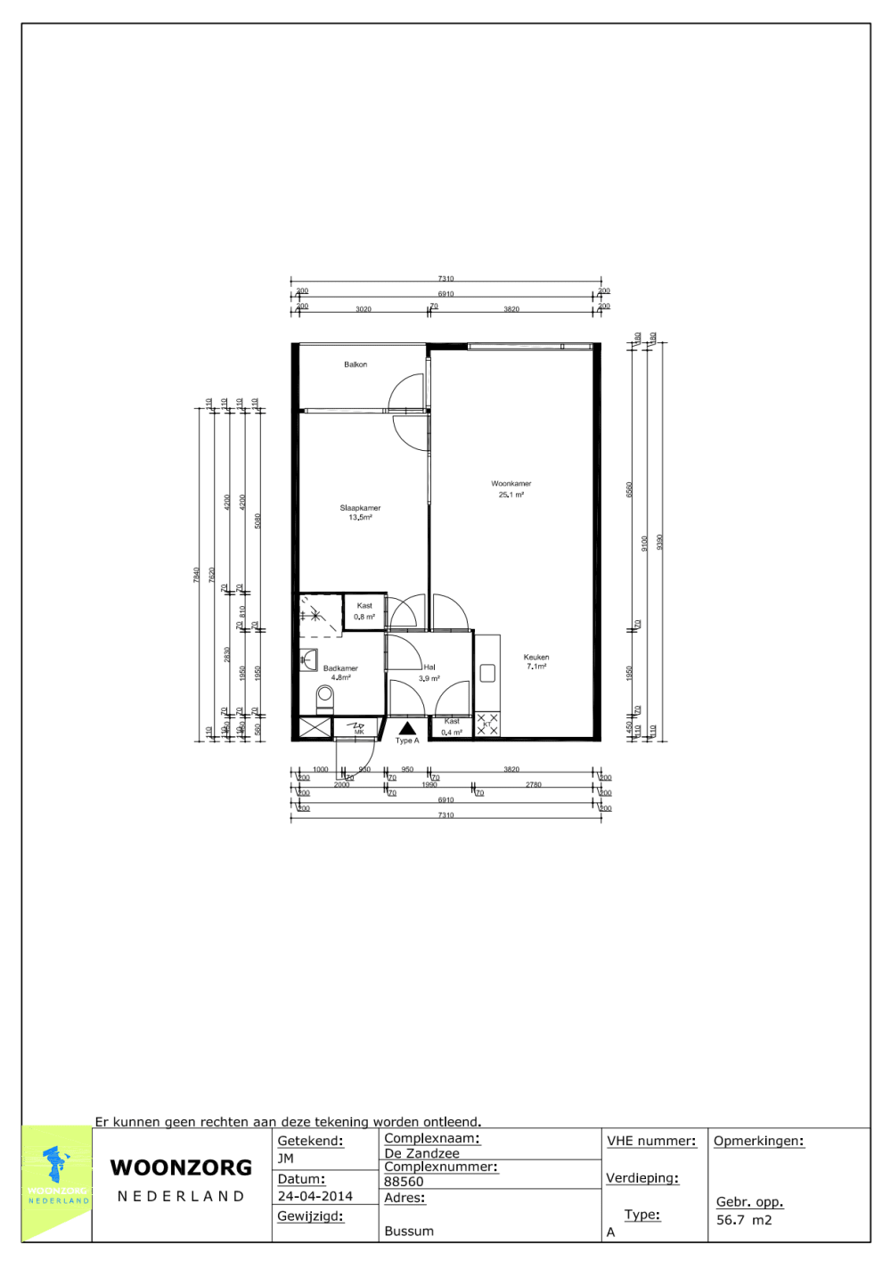 Social housing: Iepenlaan 416, Bussum [sociale-huurwoning.com]