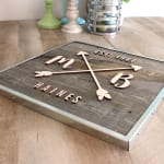 Custom Reclaimed Wood Arrow Sign | CraftCuts.com