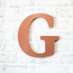 Painted Outdoor Wood Letters - Custom | Craftcuts.com