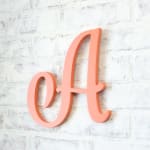 Painted Outdoor Wood Letters - Custom | Craftcuts.com