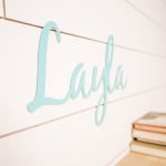 Painted Script Metal Words | CraftCuts.com
