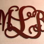 Painted Vine Monogram | Craftcuts.com