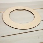 Wooden Ring Cutout - Wood Ring Craft | CraftCuts.com