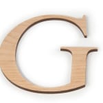 Veneer Hardwood Letter - Alder, Oak, Cherry, Walnut Signs | Woodland ...