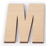Veneer Hardwood Letter - Alder, Oak, Cherry, Walnut Signs | Woodland ...