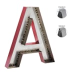 Fabricated Steel Letters - Block Metal Building Signs | Woodland Mfg