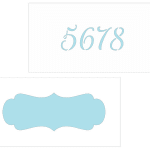 Fancy Address Curb Stencils - Unique Curb Stencils | Woodland Manufacturing