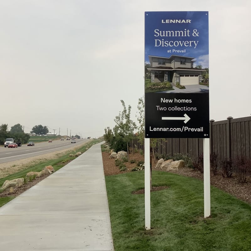 Metal Site Sign - Custom | Advanced Sign