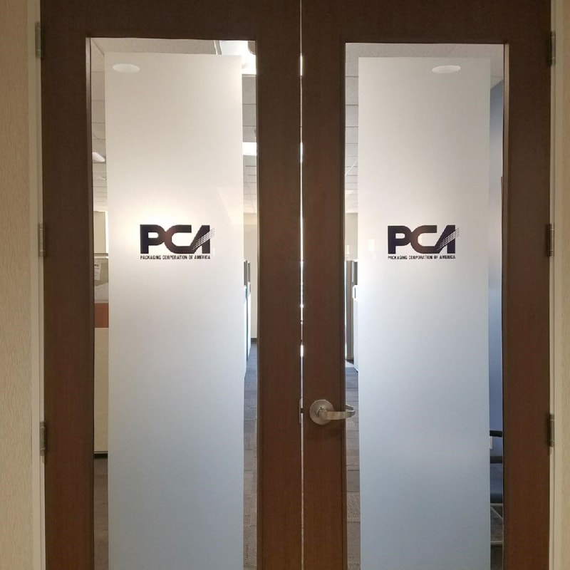 Custom Window Vinyl - Frosted Glass Vinyl | Advanced Sign