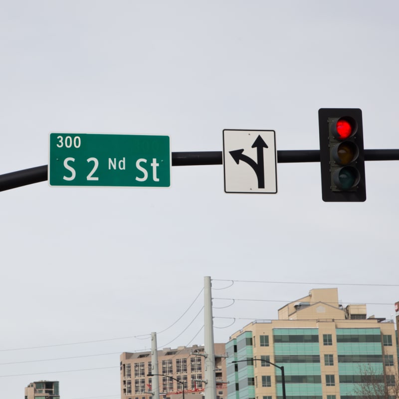 Mast Arm Street Name Sign | Advanced Sign