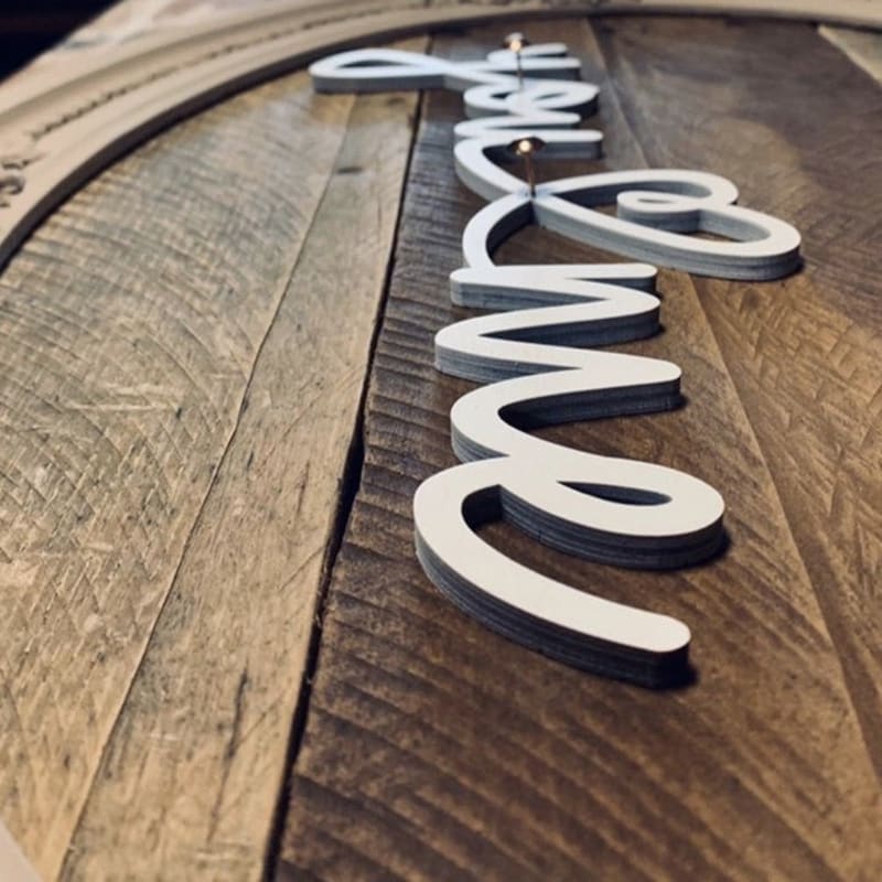 Custom Heart Knot Name Kit | CraftCuts.com