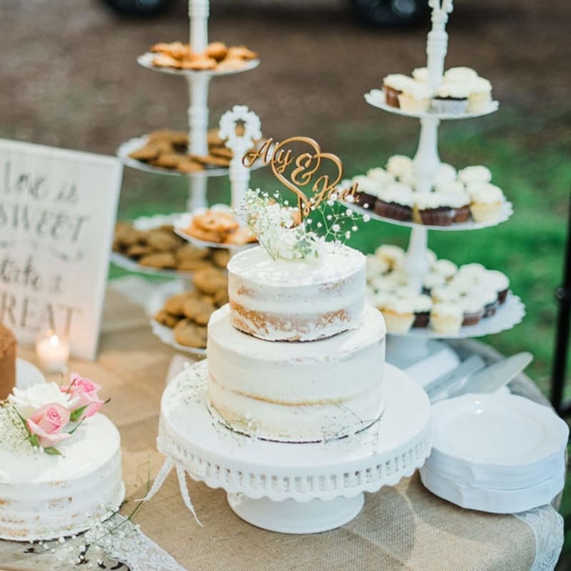 First Names Heart Cake Topper | CraftCuts.com
