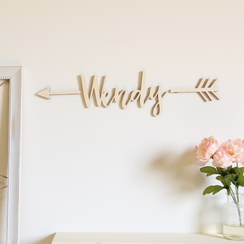 Custom Arrow Name Sign | CraftCuts.com