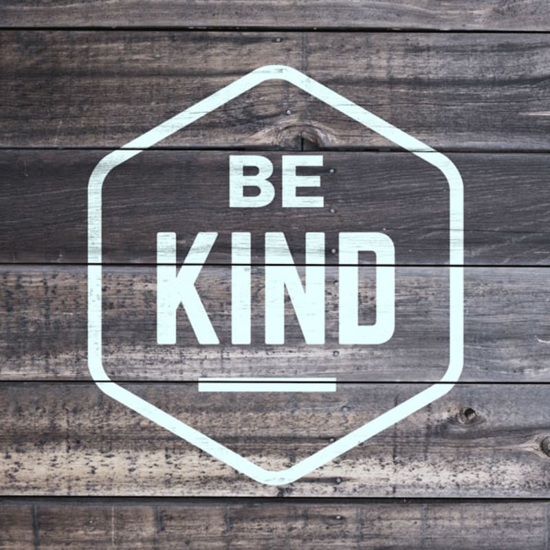 Be Kind Stencil | CraftCuts.com