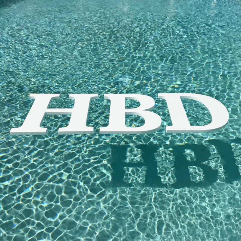 Birthday Floating Foam Letters | CraftCuts.com