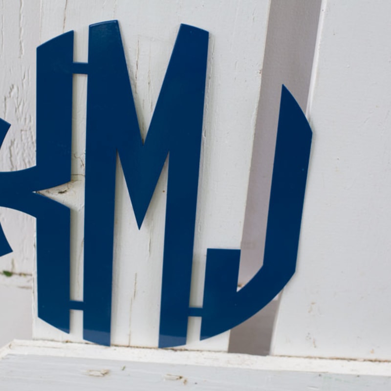 Colorful Signet Monogram - Craftcuts.com