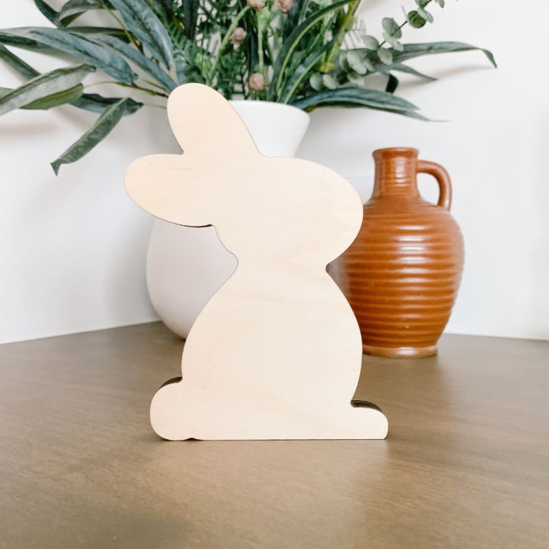 Bunny Cutout Craft Shape - Any Material | CraftCuts.com